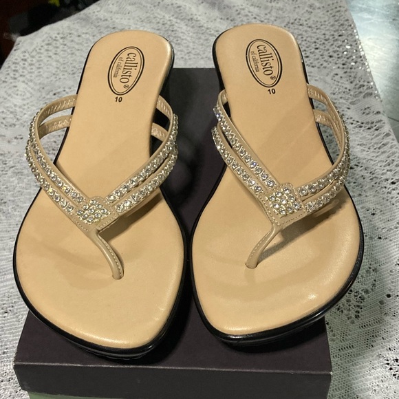 Callisto | Shoes | Nude Callisto Of California Sandal Wedges | Poshmark